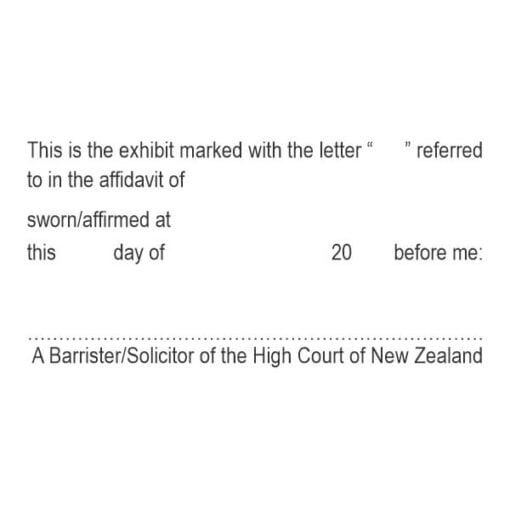 Legal Exhibit Stamp 4926 - Self-Inking Stamps