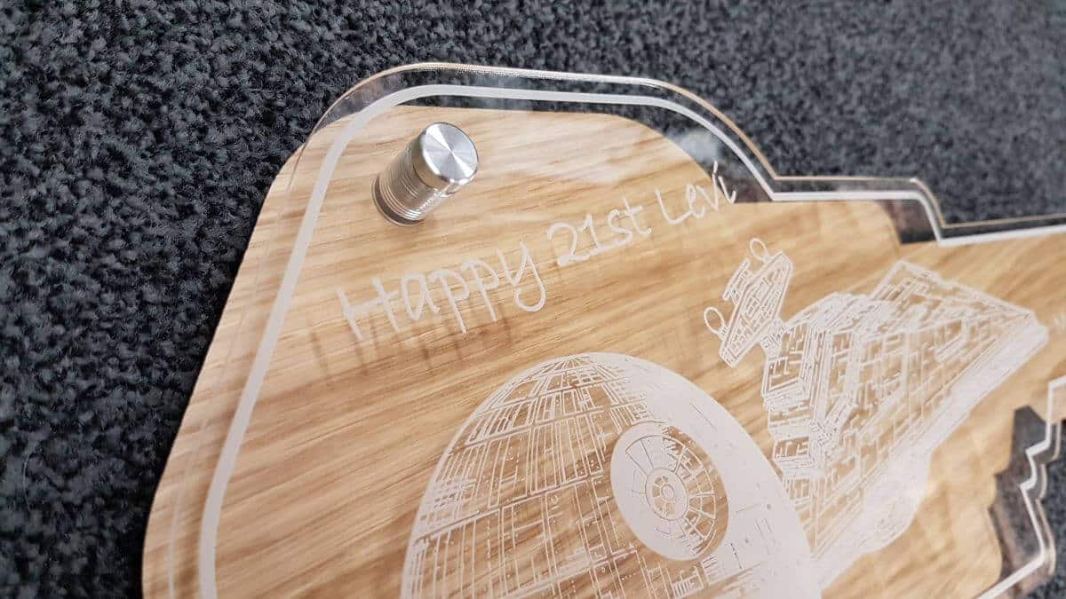 Case Study: Custom Laser Engraved 21st Key Gift